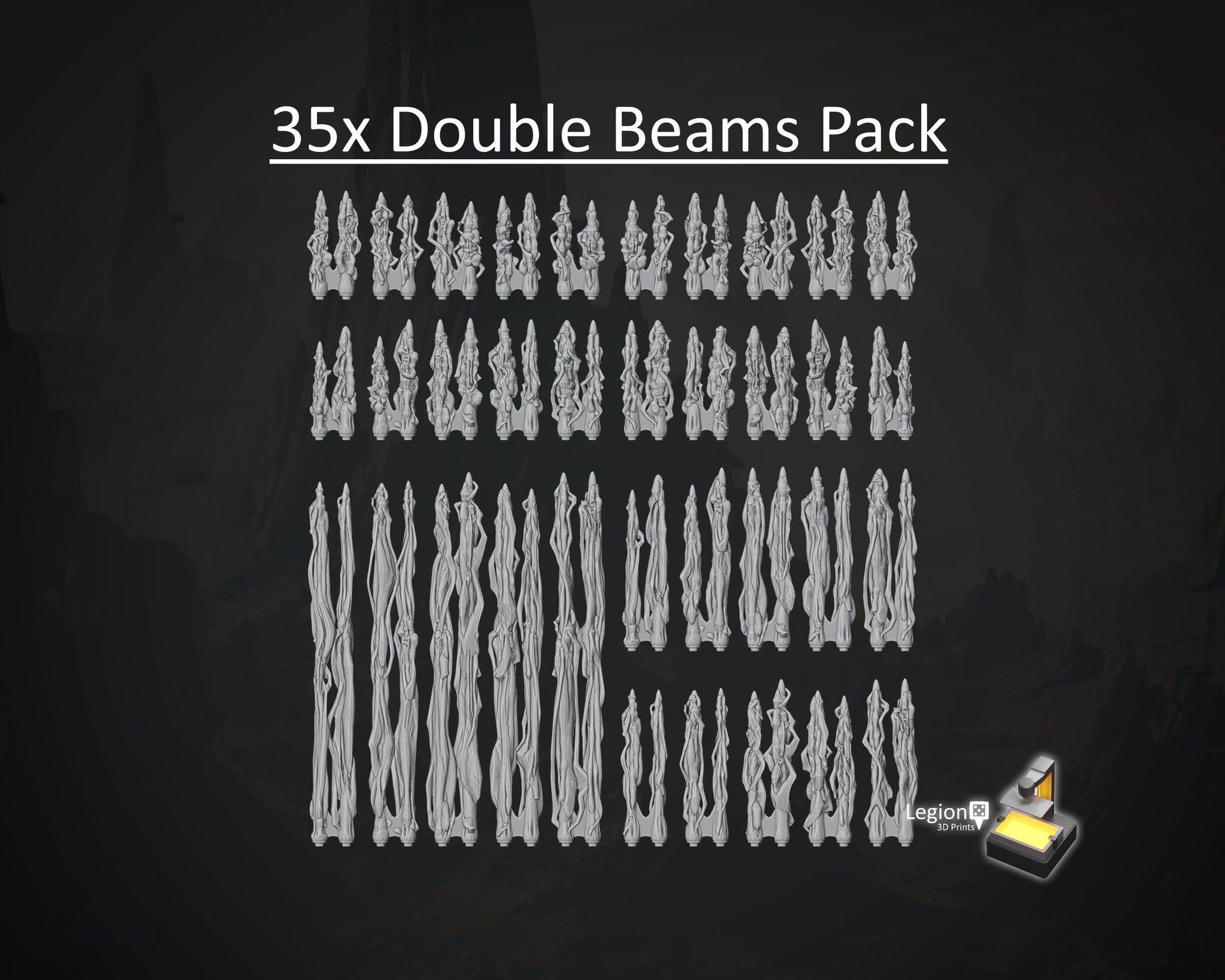 Green Plasma Beam Miniature Effects Packs - for Wargaming Model Bits ...